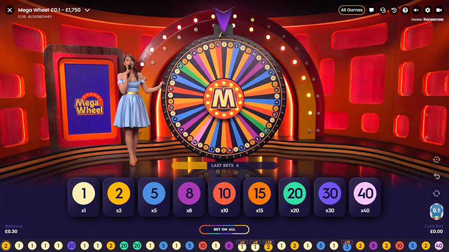 Mega Wheel Live Game Show Review | Play At Gala Bingo